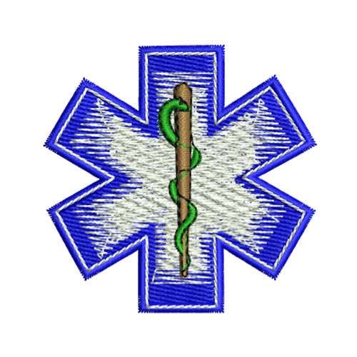 Fade Star of Life Embroidery Design - Etsy