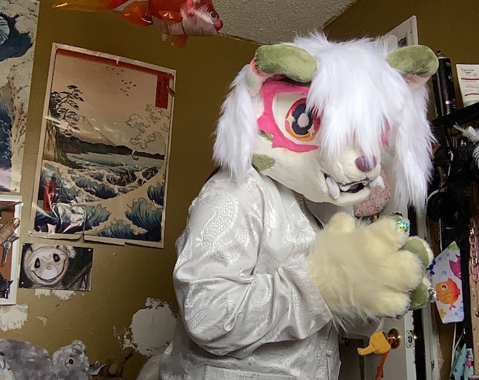 Salelq Kemono Bear Premade Fursuit Head Paws - Etsy