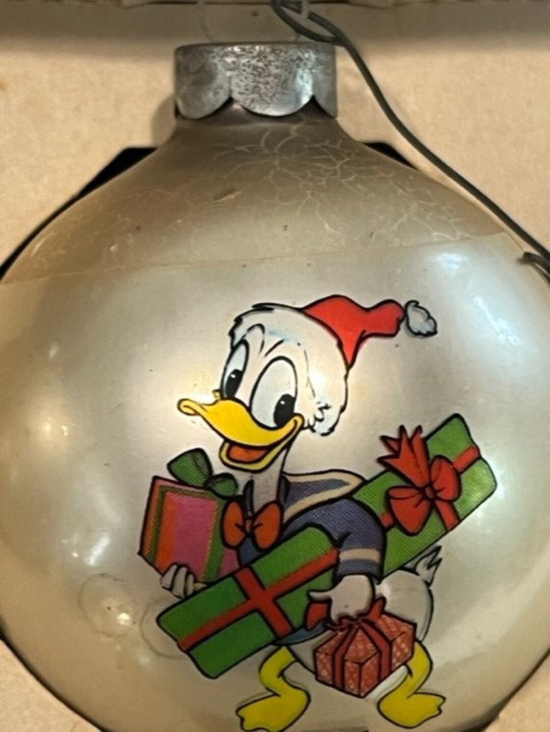 Duck 1970's Christmas Glass Baubles Balls Tree Ornaments Set of 5 ...