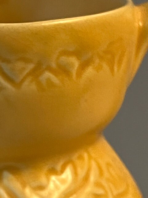 Shorter & Son Water Pitcher Peach Yellow Ceramic Pottery Art Deco 1930 ...