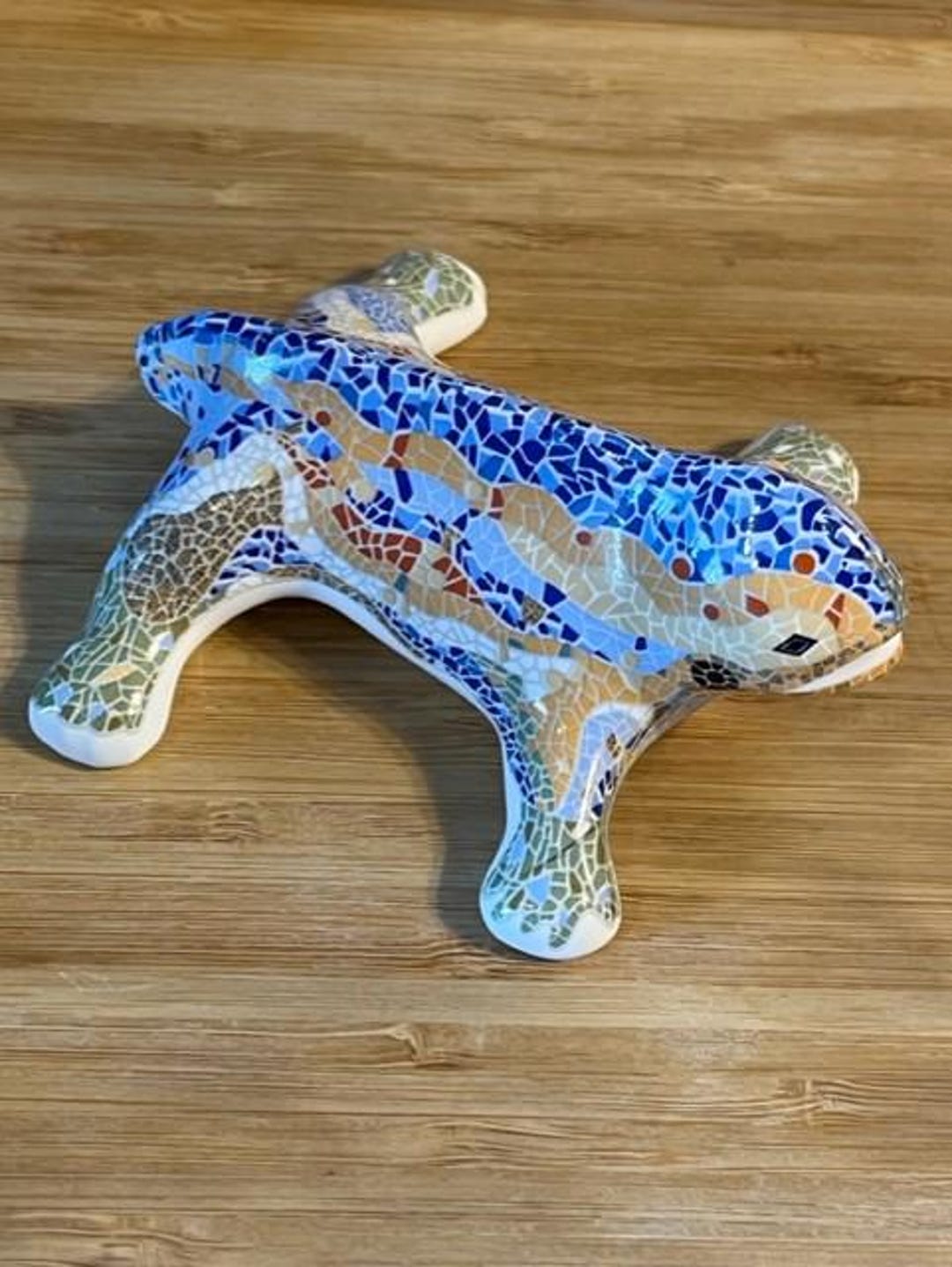Gaudi Lizard Gecko Frog Barcelona Spain Park Guell Mosaic Pattern ...