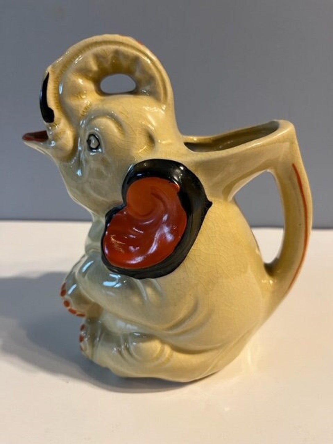 Elephant Milk Water Pitcher Jug TK Made Japan Mid Century Vintage - Etsy