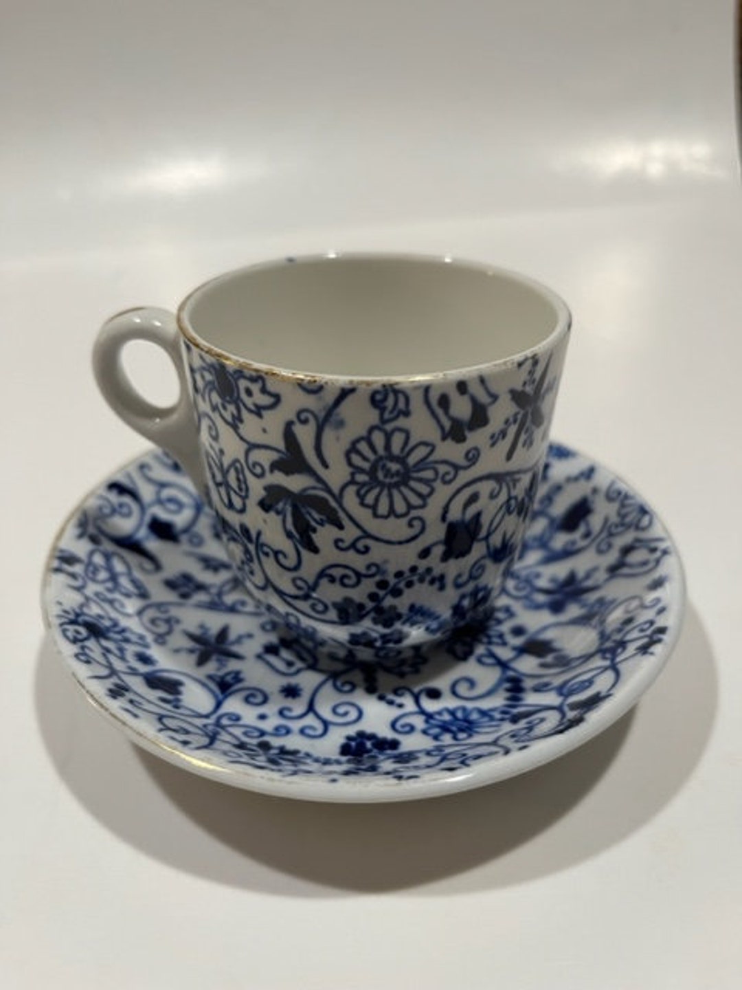 Mercer Pottery Co Circa 1880's Tea Cup and Saucer Warranted Superior ...