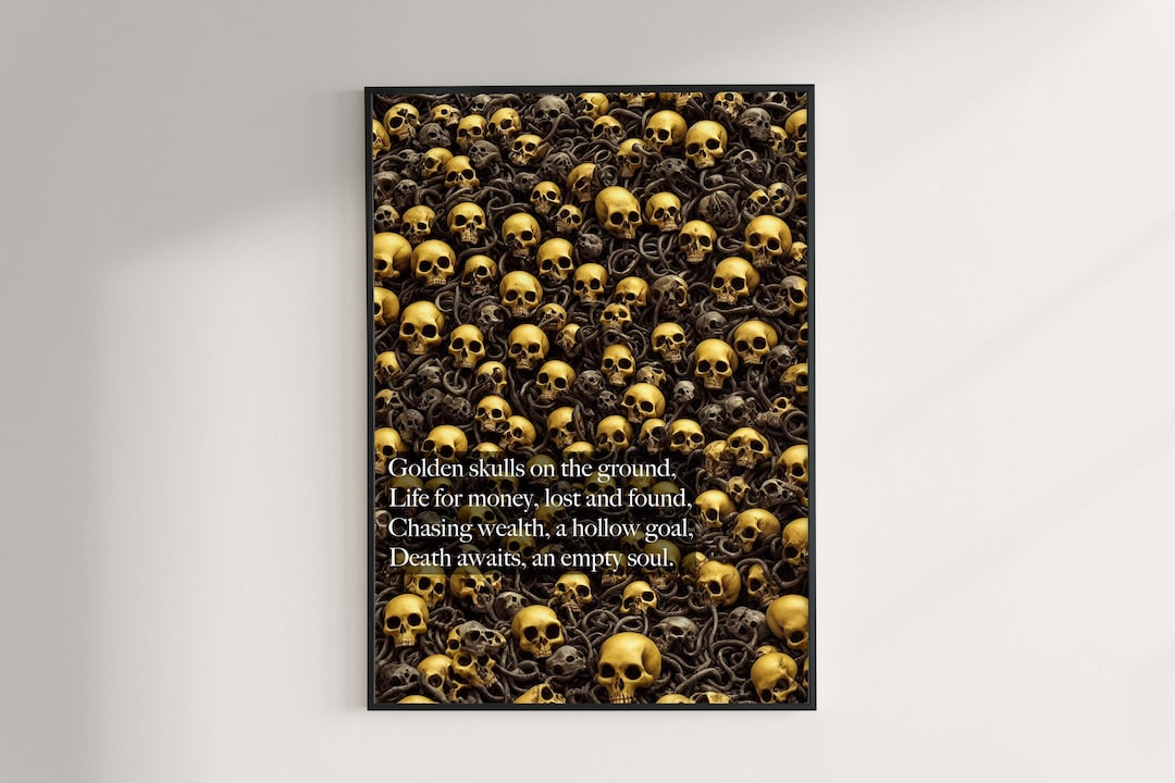 The Price of Greed | Wall Art | Instant Download - Etsy