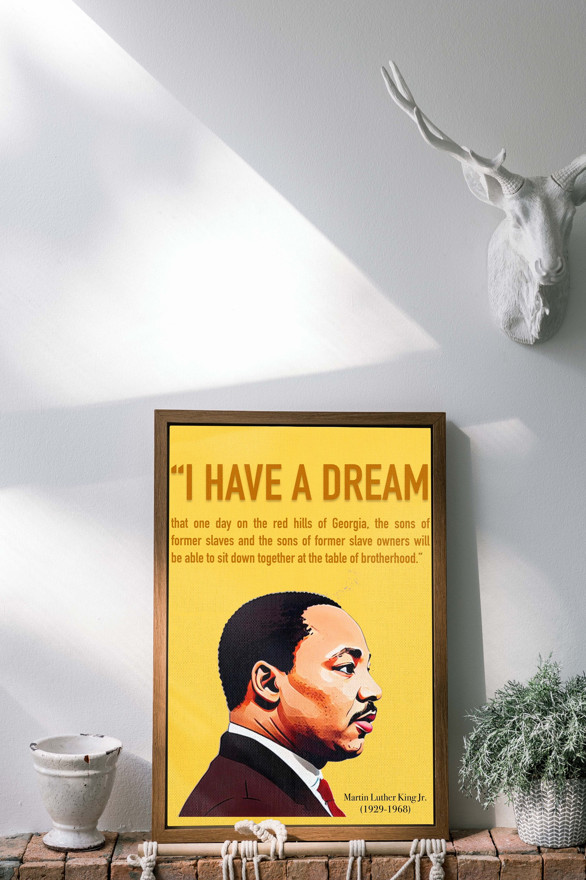Wall art gift I HAVE A DREAM Martin Luther King Jr Poster sold by ...