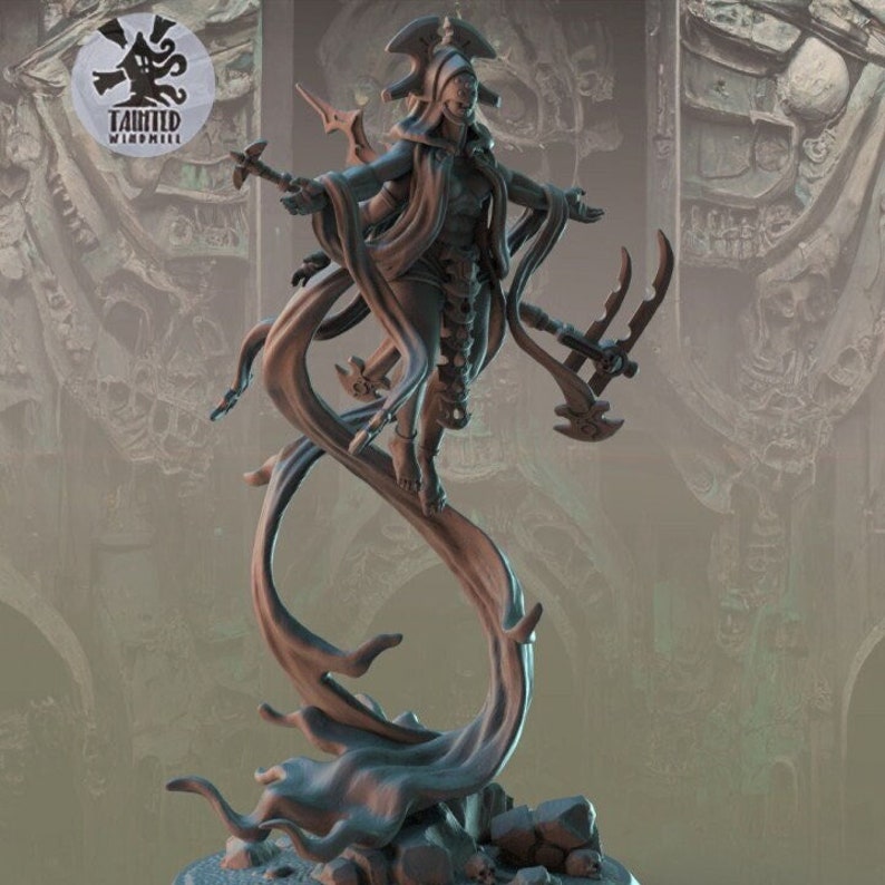 Void Goddess Resin 3D Printed Model Miniature Model for - Etsy