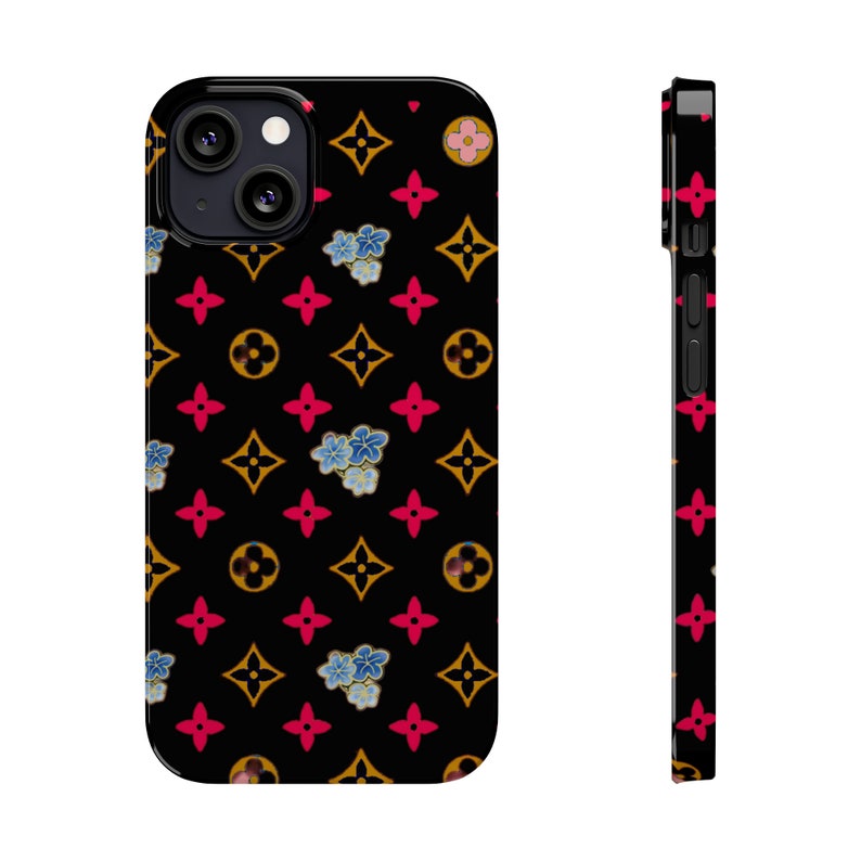 Black Luxury Style Design Slim Phone Cases - Etsy