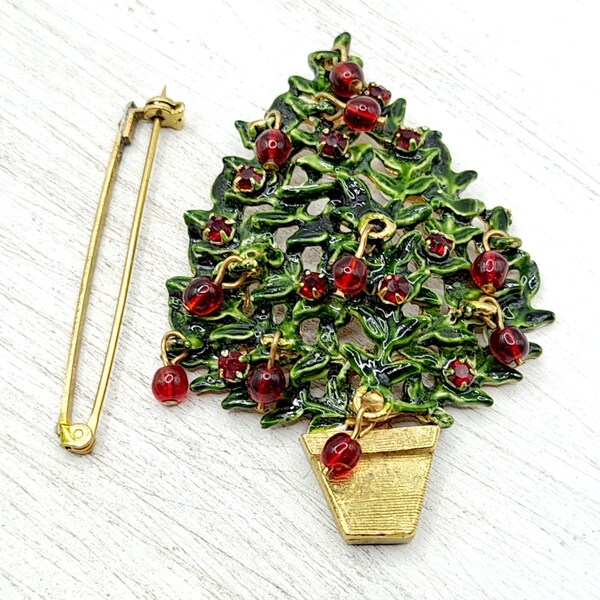 Christmas Tree Brooch - Etsy