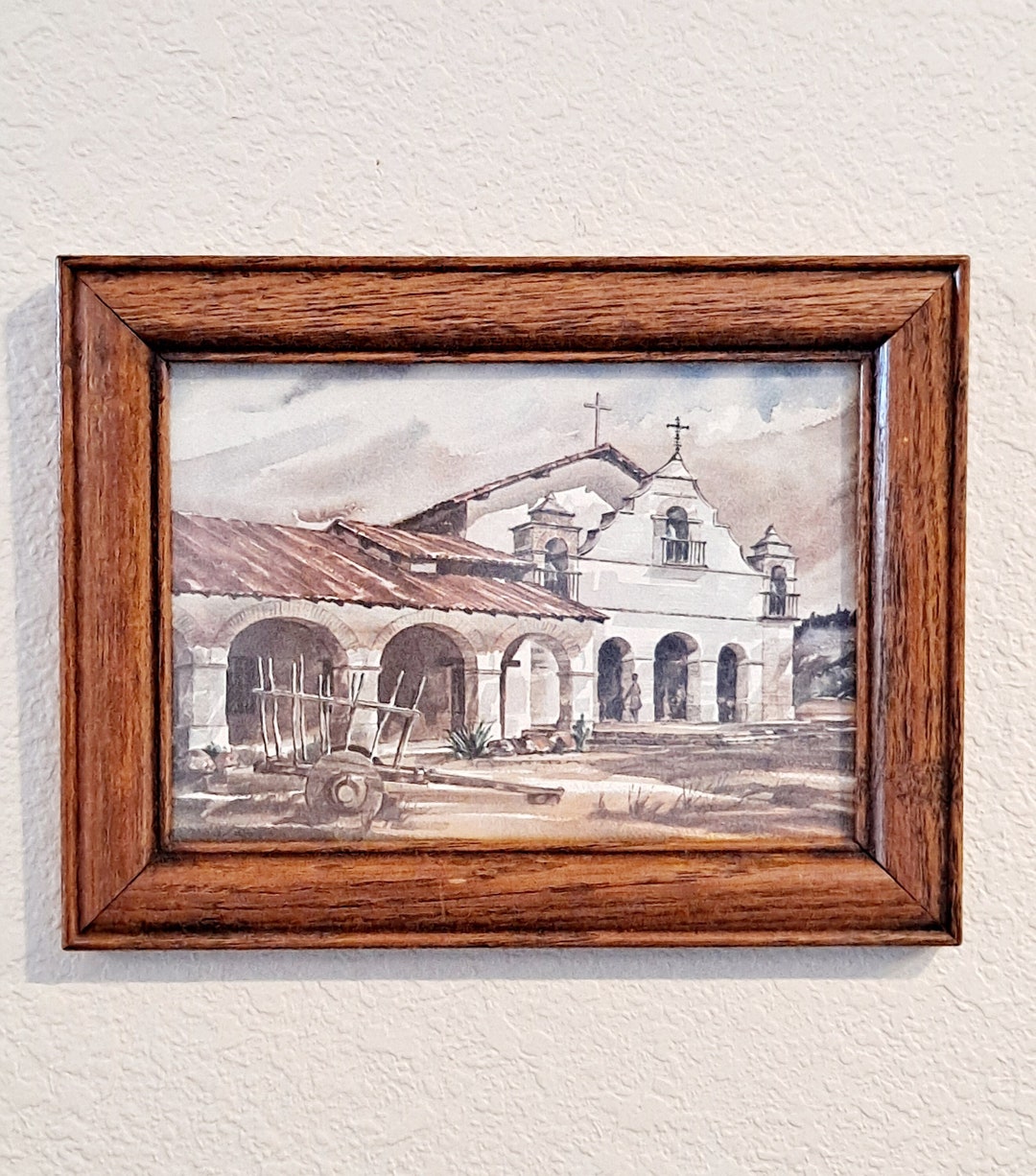 1969 Framed California Bicentennial Print of Historical Landmark ...