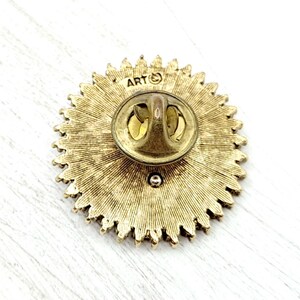 Vintage ART Ancient Greek Theme Lapel Pin - Antiqued Mixed Metal Hermes ...
