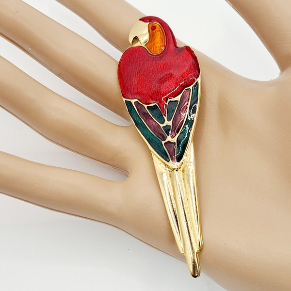 Exotic Bird Pin - Etsy