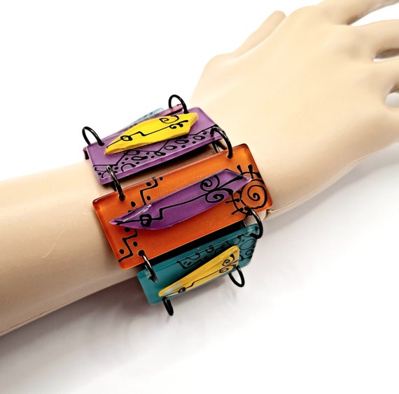 Rare Vintage 1991 Colorful Karen McCreary TDM Studio … - Gem