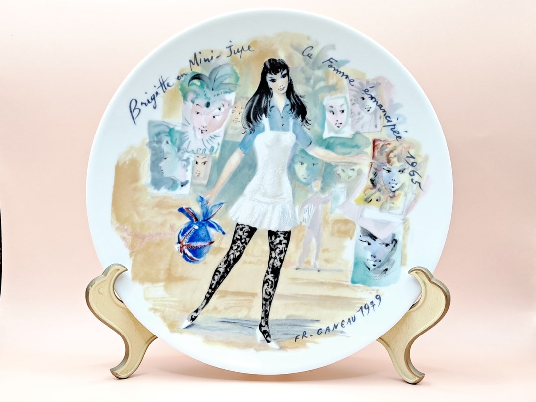 Women of the Century Collector Plate - 1965 Brigitte, Symbol of ...