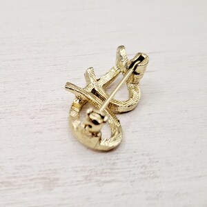 1960's Vintage Letter "g" Pin - Small Lowercase Cursive Initial Lapel ...