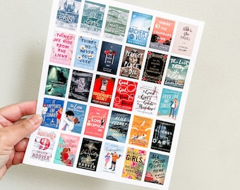 9 Book Cover Stickers, Custom Book Cover Stickers, Large Book Cover ...