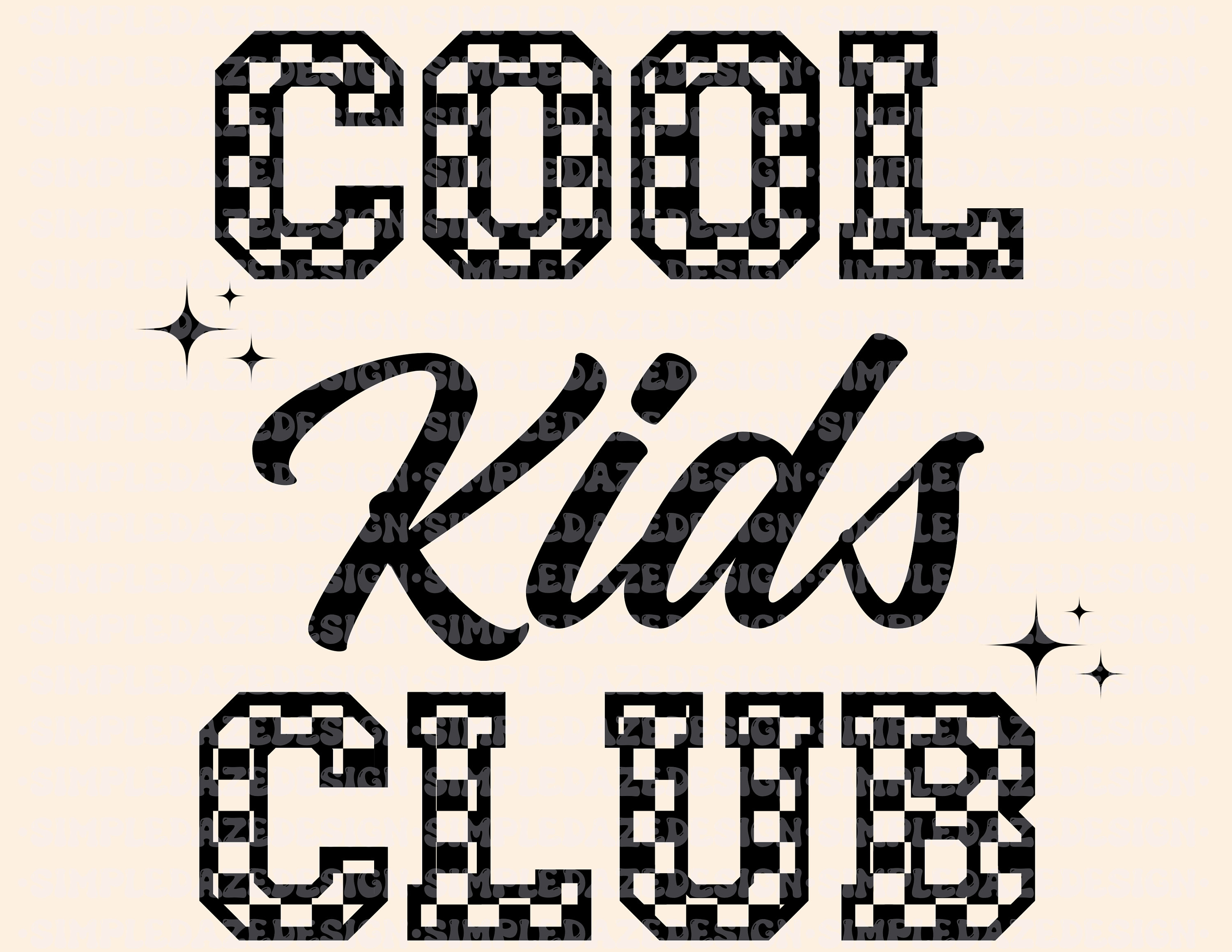 Cool Kids Club PNG - Etsy