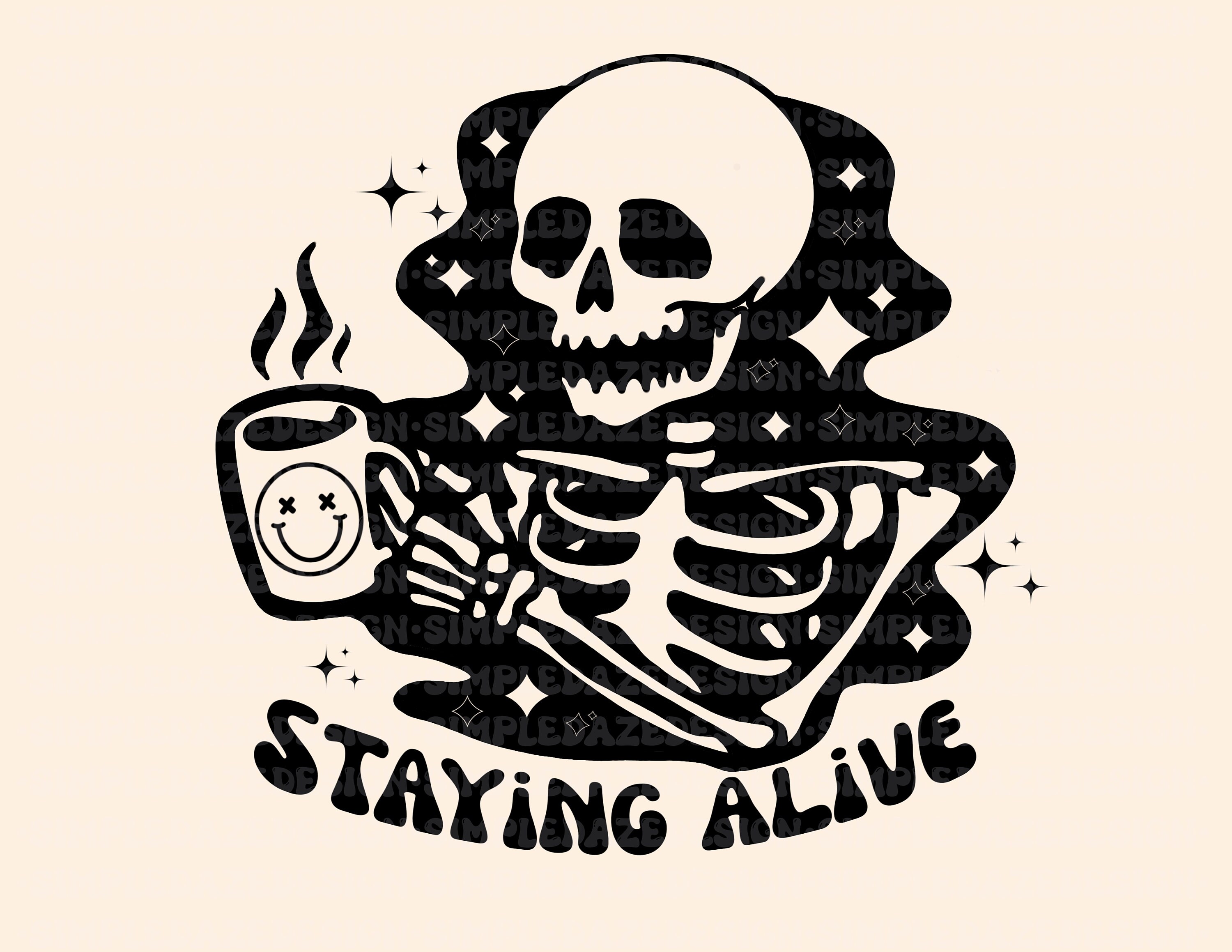 Staying Alive PNG - Etsy