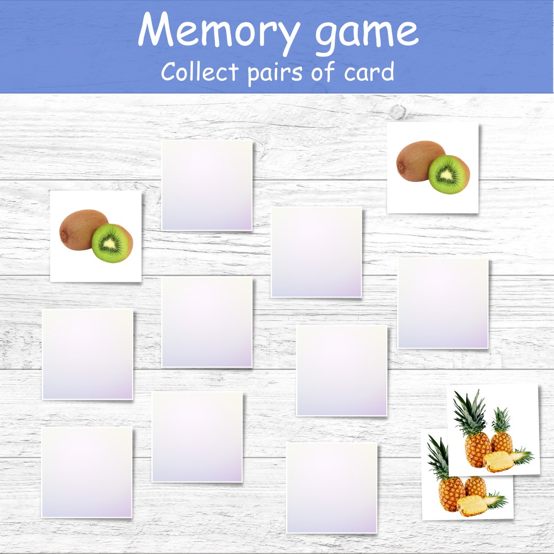 FRUITS Montessori Cards Editable Cards Montessori Printable - Etsy