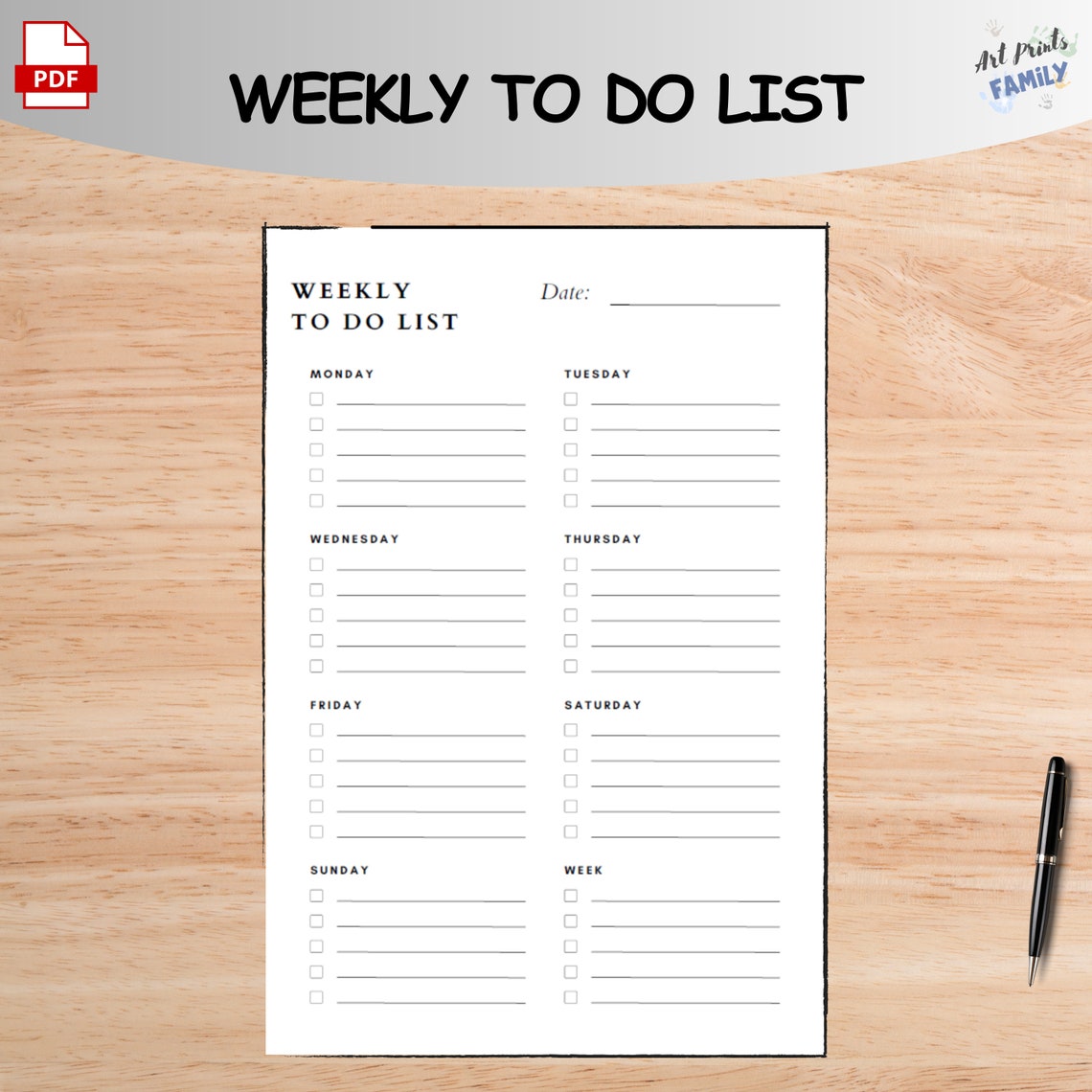 To Do List, Printable Planner, to Do List Printable, to Do List Planner ...