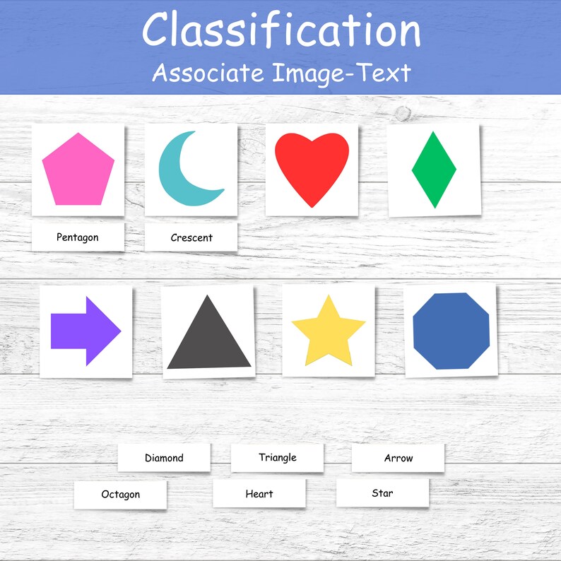 Set of Montessori Flashcards, Flashcards Printable, Montessori ...
