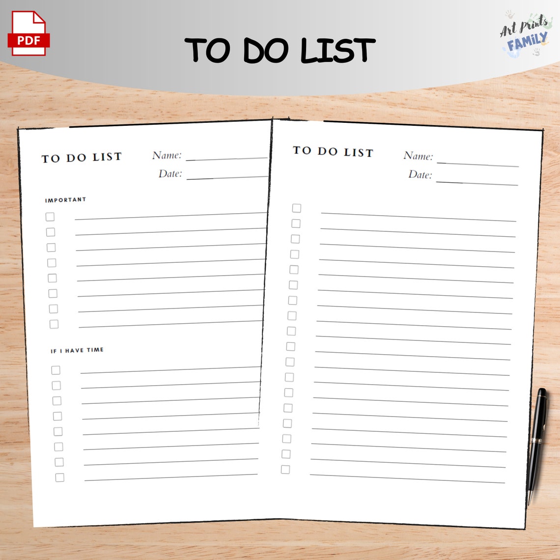 To Do List, Printable Planner, to Do List Printable, to Do List Planner ...