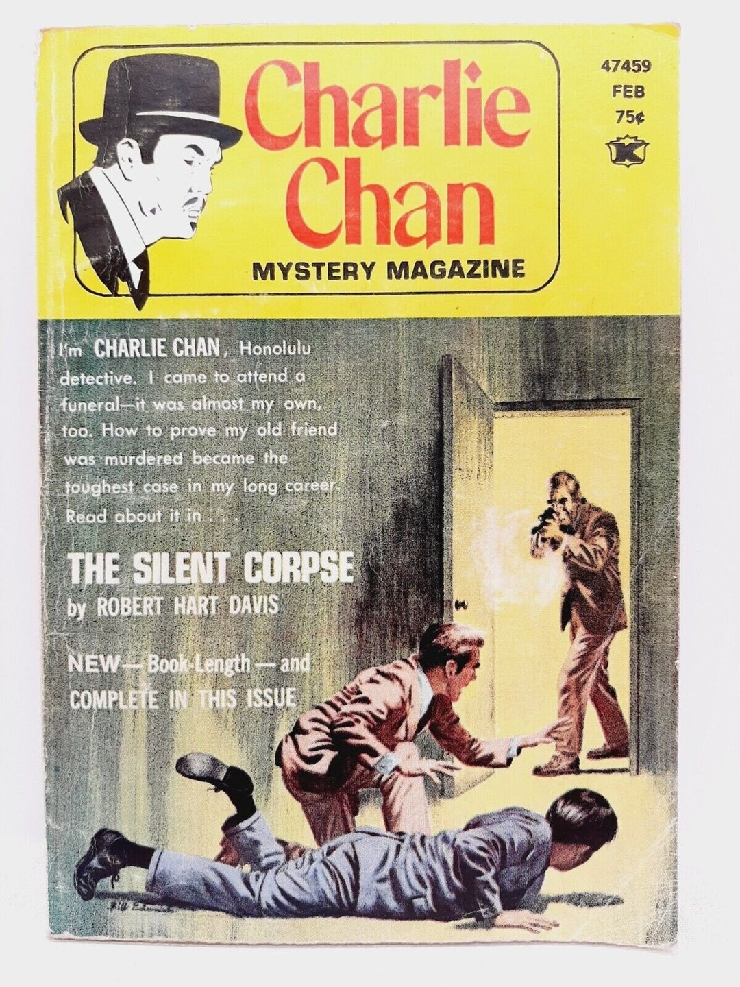 RARE Charlie Chan Mystery Magazine Vol 1 2 February 1974 - Etsy UK