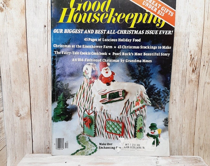 1978 December GOOD HOUSEKEEPING Magazine CHRISTMAS Issue Food Crafts ...