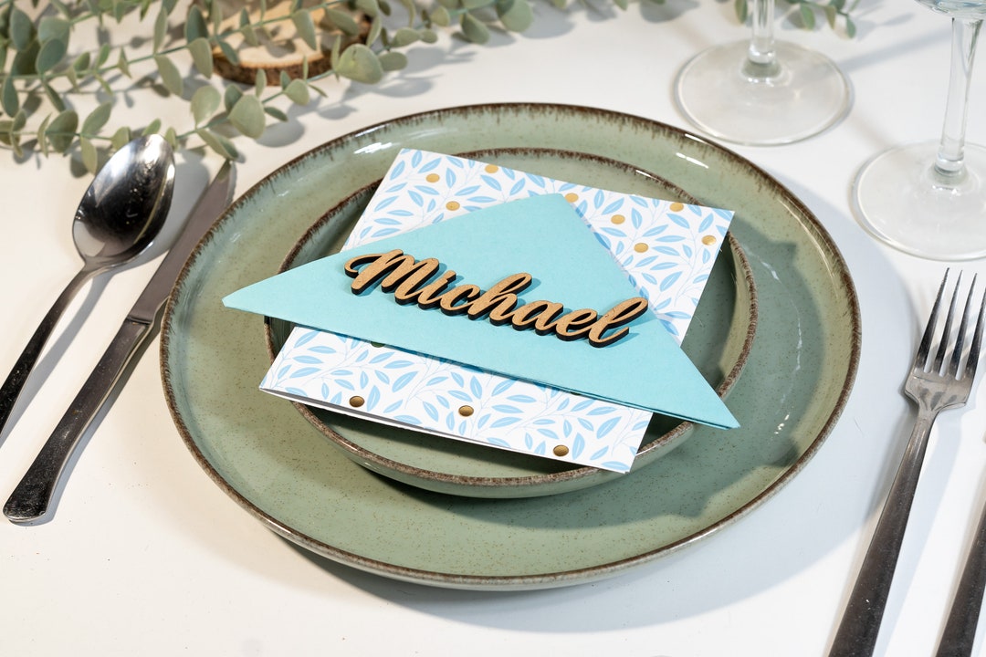 Personalized Table Markers: Elegance in Laser Cut Wood - Assorted ...