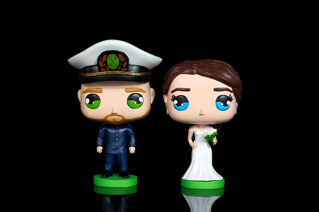 Cake Topper Couple Custom Funko POP - 3D Resin Print - Wedding Cake - Etsy