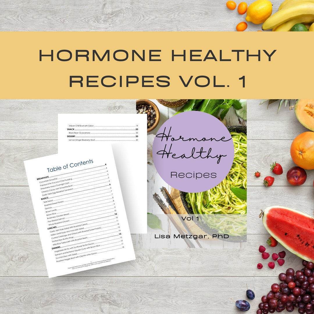 Menopause Weight Loss Recipes Printable Hormone Balance Healthy Meal ...
