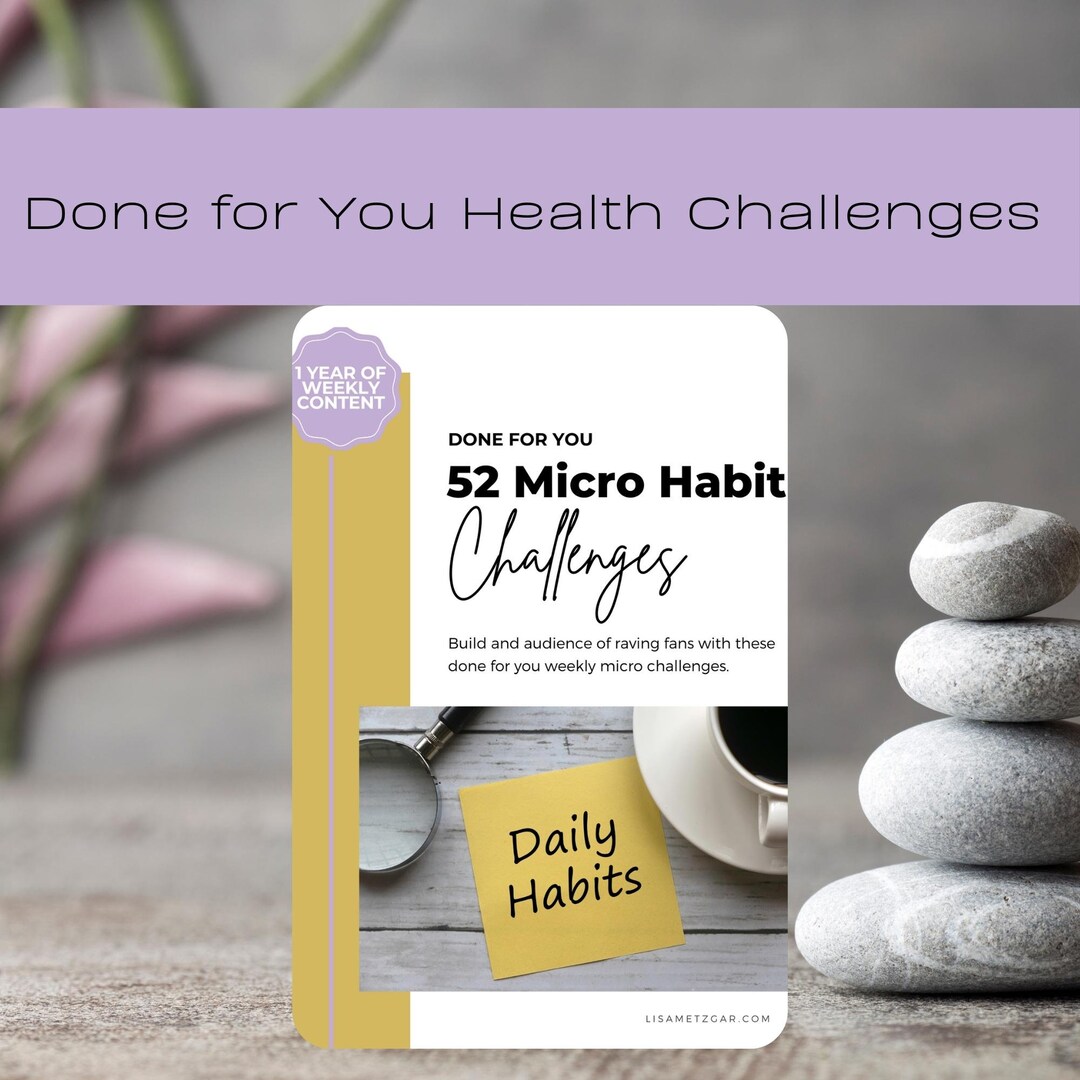 Done for You Health Challenges, PLR Health Coach, DFY Lead Magnet, Life ...