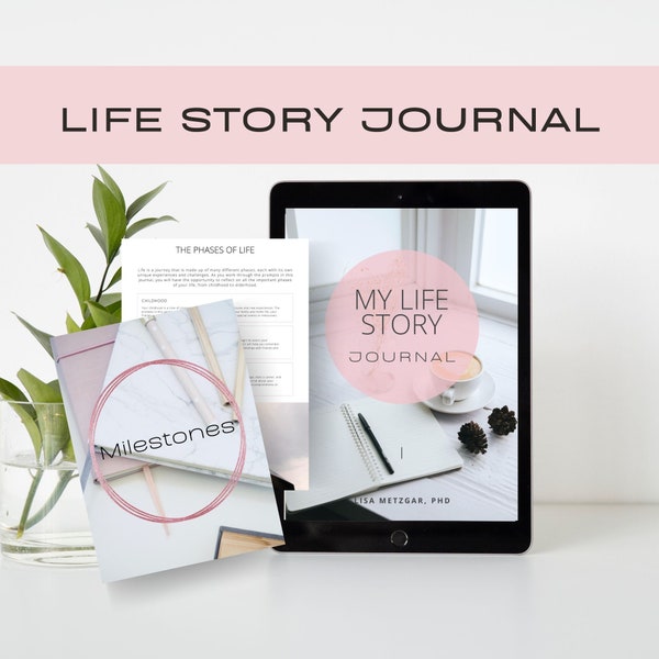 Life Story Journal Template - Etsy