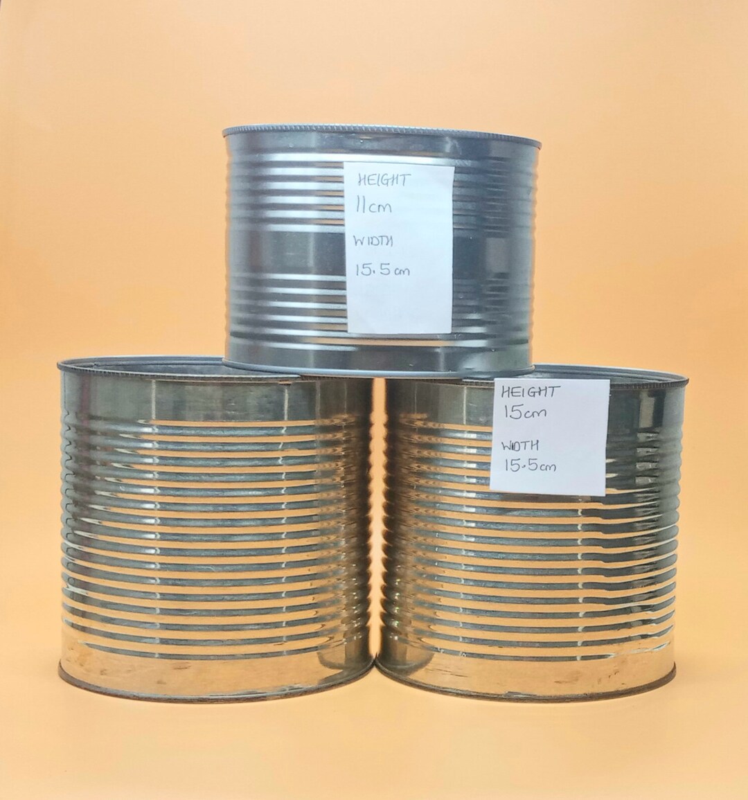 Extra Large Jumbo Tin Cans. Big Tin Can. Metal Craft. Empty - Etsy UK