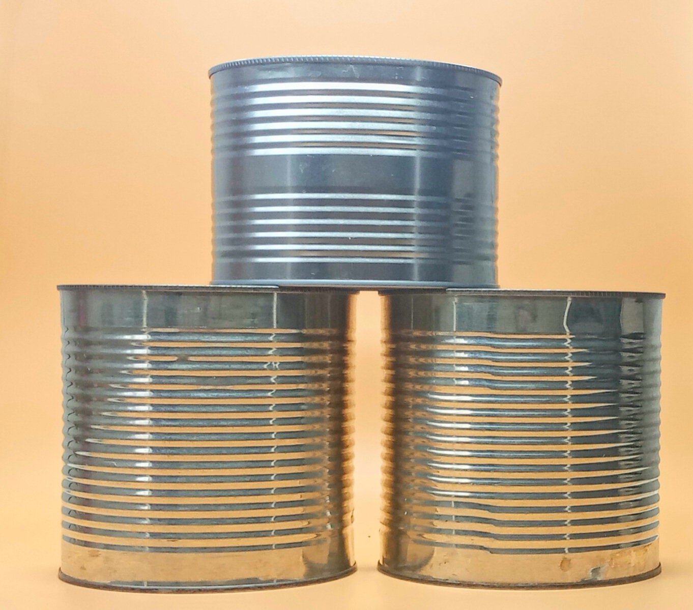 Extra Large Jumbo Tin Cans. Big Tin Can. Metal Craft. Empty - Etsy ...