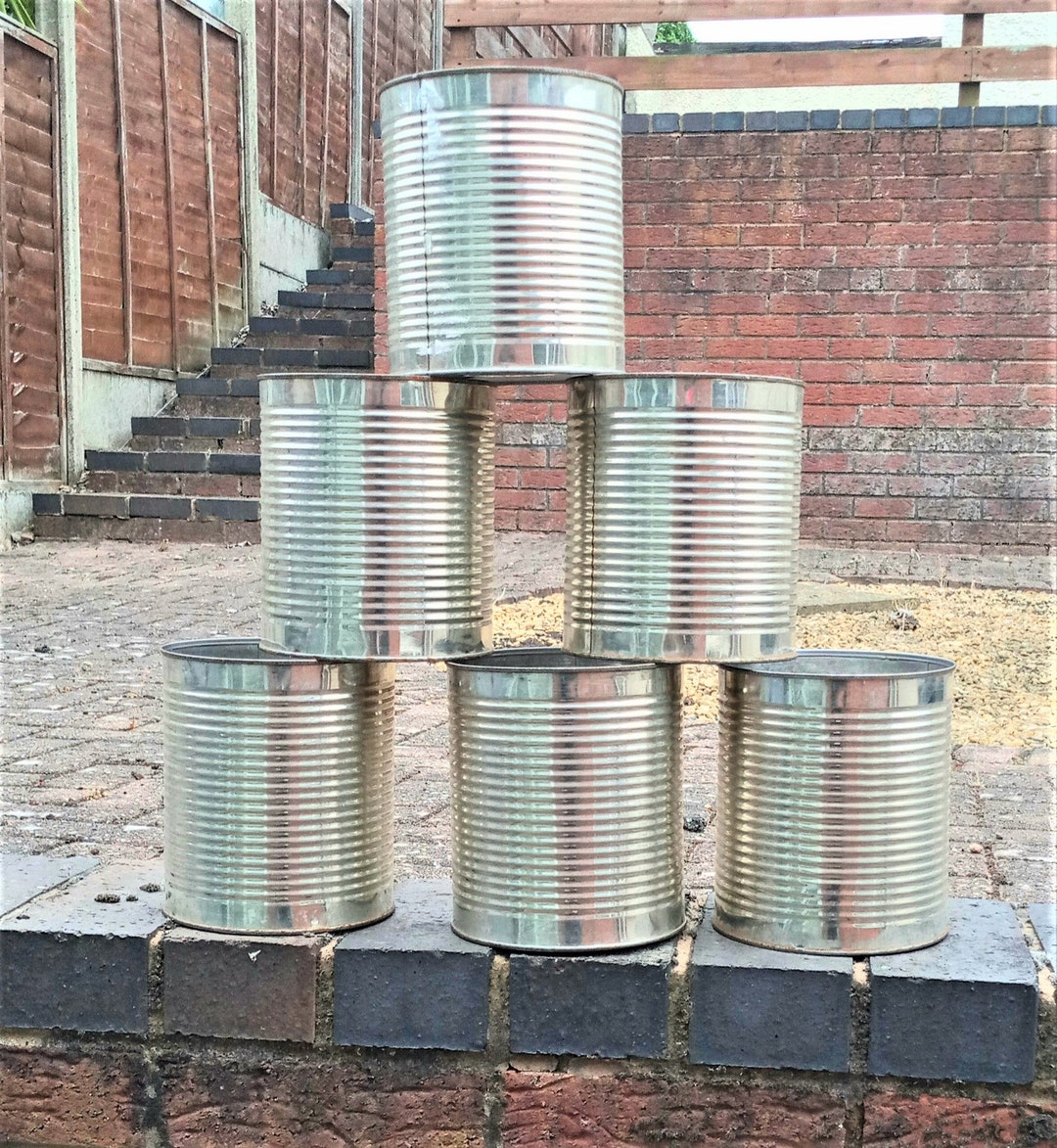 Extra Large Jumbo Tin Cans. Big Tin Can. Metal Craft. Empty - Etsy ...