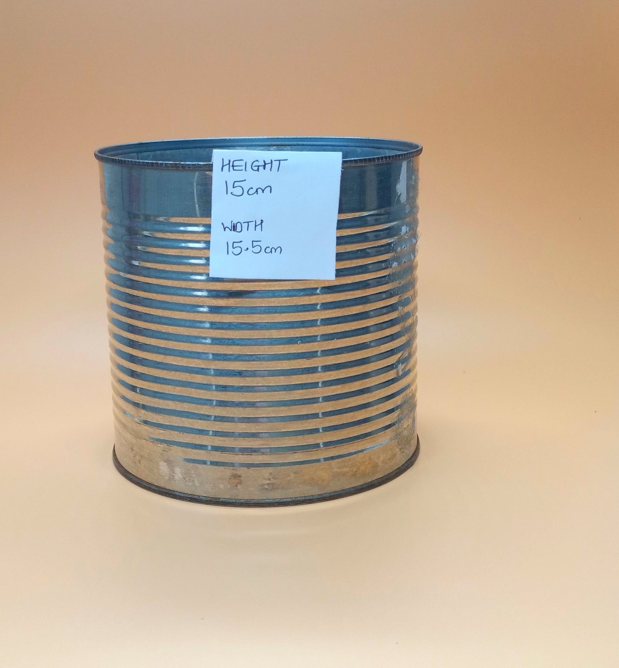 Extra Large Jumbo Tin Cans. Big Tin Can. Metal Craft. Empty - Etsy ...