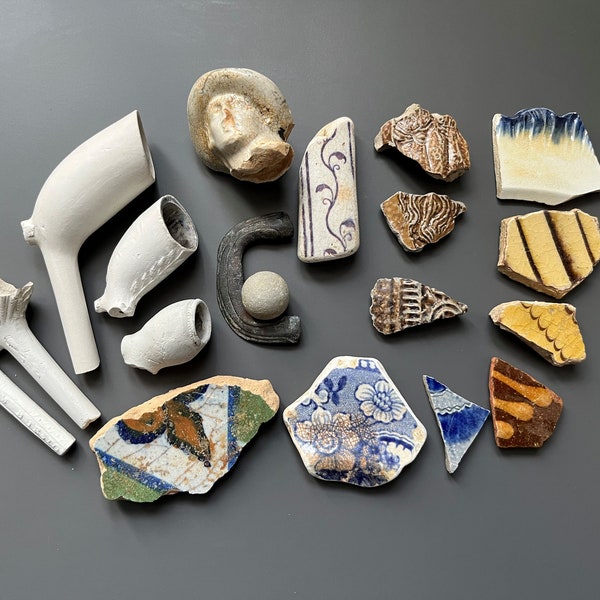 Mudlarking Pottery - Etsy