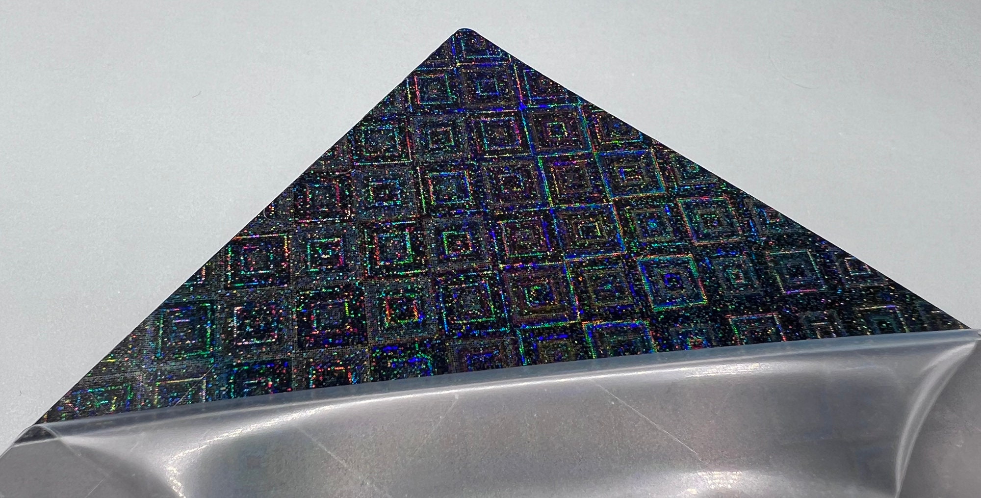 Holographic Pattern Flat P-flat 220mm X 220mm & 235mm X 250mm Heat ...