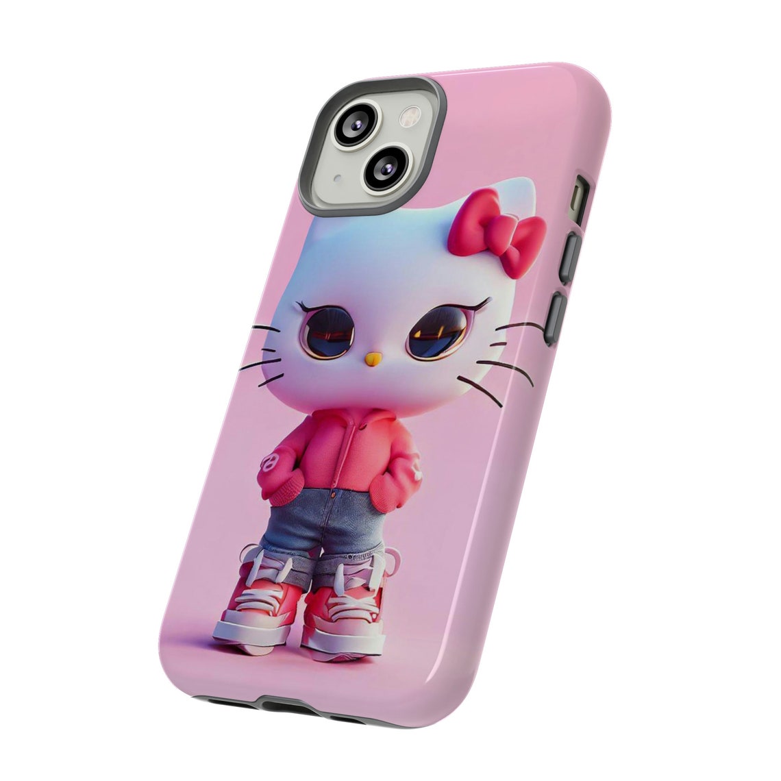Cute & Cool Chibi Hello Kitty Tough Double Layer iPhone 14 - Etsy