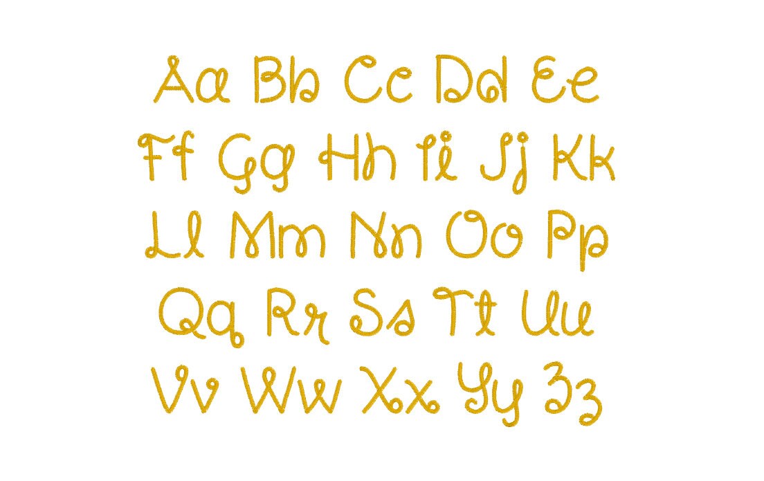 Dear Doily Machine Embroidery Font for Brother, PES, BX, Embrillance ...