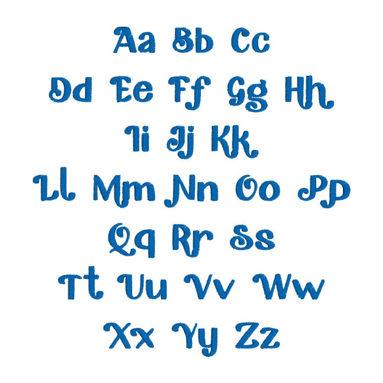 Highborn Regular Machine Embroidery Font for Brother, PES, Embrillance ...