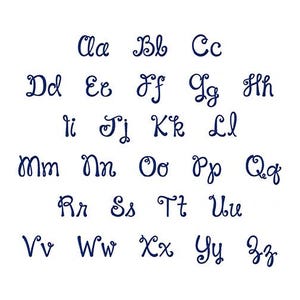 Happy Day Machine Embroidery Font for Brother, PES, BX, Embrillance ...