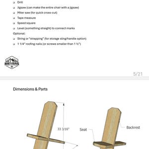 DIY Wooden Viking Chair Step by Step Build Tutorial - Etsy