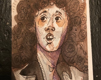 Printable Art Watercolor Painting Instant Download Art Brian May - Etsy