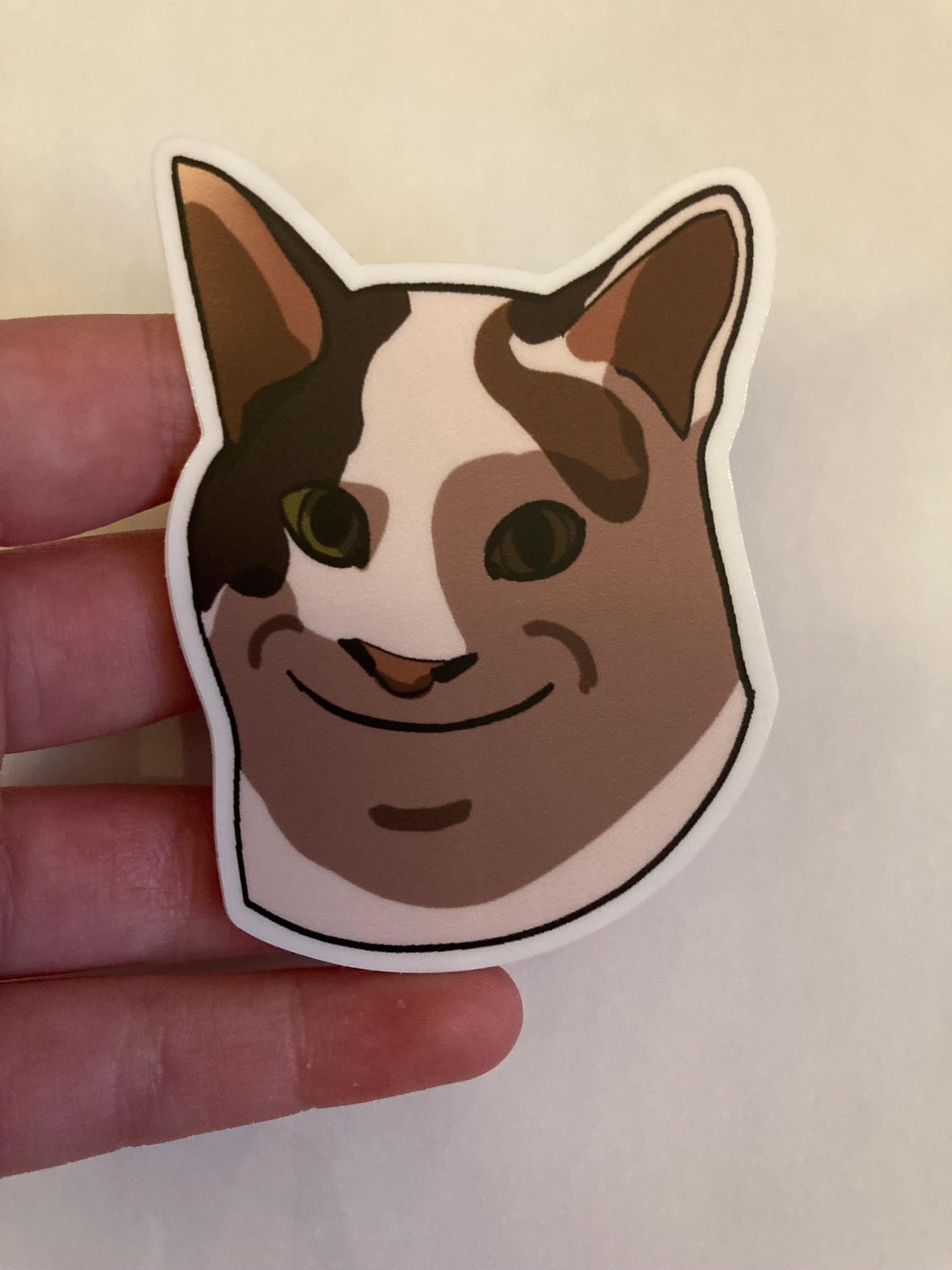 Funny Cat Stickers - Etsy