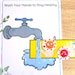 Wash Your Hands Printable Activity for Toddler, Preschool Homeschool ...