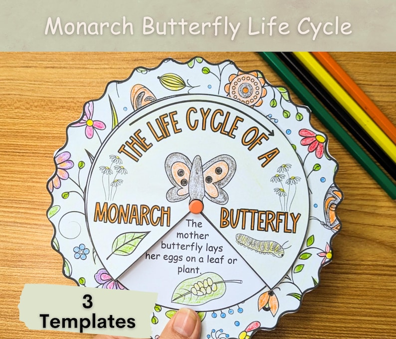 Life Cycle of a Monarch Butterfly, Homeschool Science Curriculum ...
