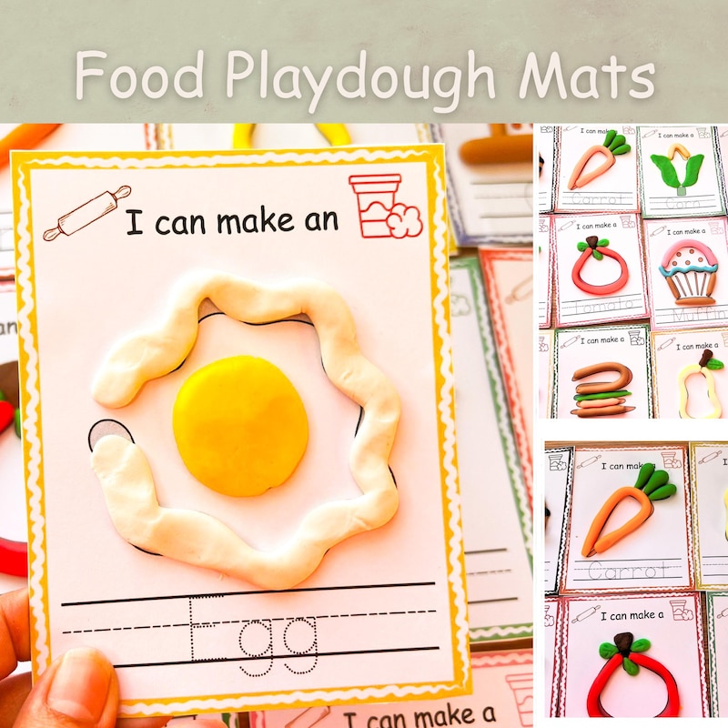 Play Dough Mats - Etsy