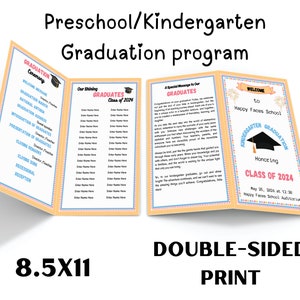 Editable Graduation Bundle, Kindergarten Graduation Invitation ...