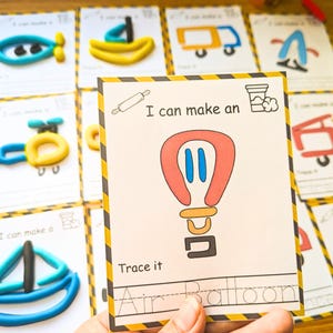 Play Dough Mats Printable, Transport Kindergarten Play Dough Mats ...